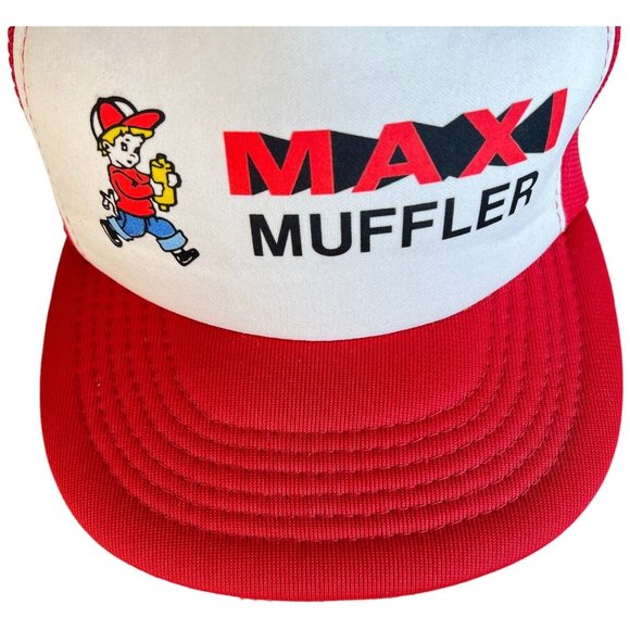 Vernon Headliner | Accessories | Vintage Maxi Muffler Truck Hat Logo ...
